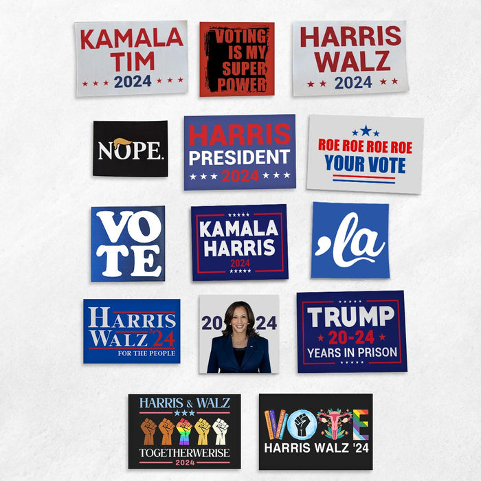 The Ultimate Kamala Harris 2024 Presidential Election Sticker Pack